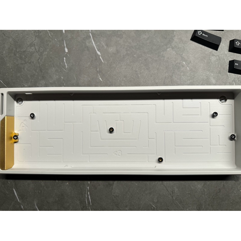 Wooting 60HE Alumaze60 水泥灰 鋁殼套件 | 蝦皮購物