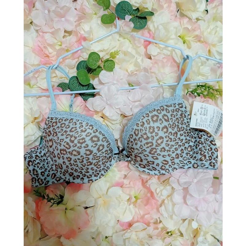 【思薇爾轉售】【潘朵菈外櫃】PANS BRA甜心豹紋80B=36B/80D=36D單內衣(天空藍) | 蝦皮購物
