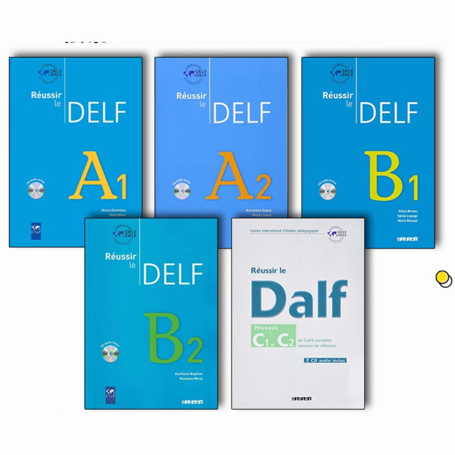 法語 DELF 備考 Réussir Reussir le DELF A1 A2 B1 B2 C1 C2 練習冊模擬題 | 蝦皮購物