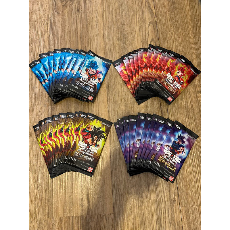 七龍珠 TCG FB01 FB02 FB03 FB04 覺醒的鼓動 烈火的鬥氣 憤怒的咆哮 超越限界者 補充包 | 蝦皮購物