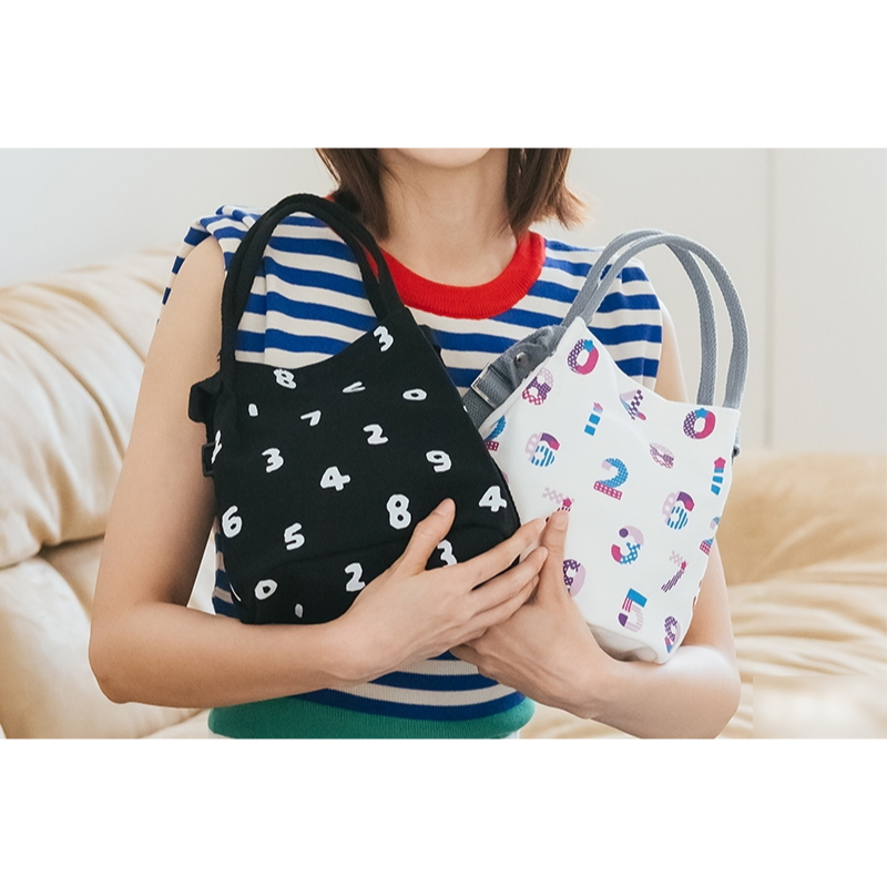 【日雜潮品】【台灣現貨】7-11 x SOU・SOU 聯名 雙色 數字 帆布 小包 兩用 側背包 斜背包 手機包 手提包 | 蝦皮購物