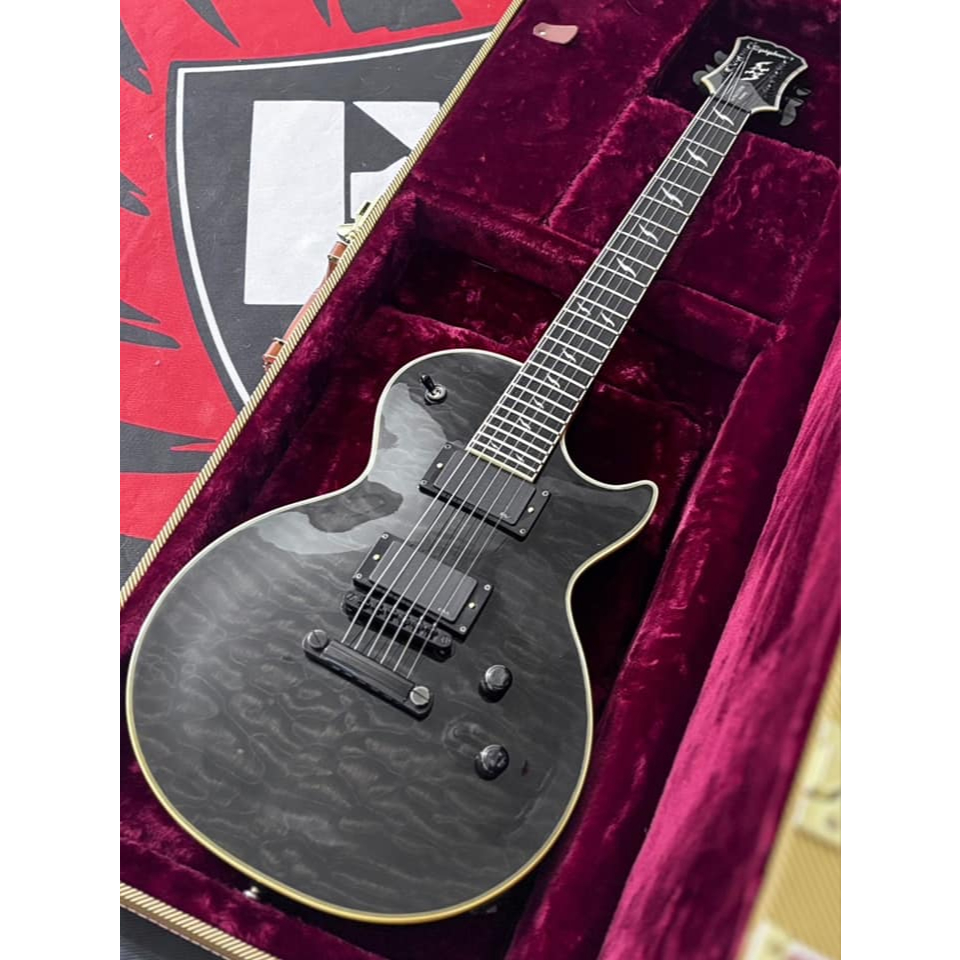 Epiphone Les Paul Custom Prophecy EX Transparent Black 電吉他 | 蝦皮購物