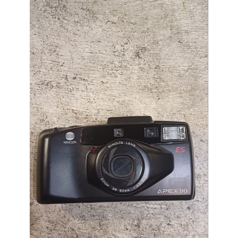 (傻瓜相機)(實拍照) minolta APEX 90 38-90mm 全自動底片相機 可切換閃燈 倒計時模式 | 蝦皮購物