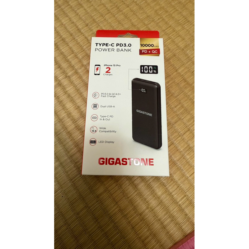 studio A 買的GIGASTONE POWER BANK 行動電源 PD 3.0 QC4.0 快充10000mAh | 蝦皮購物