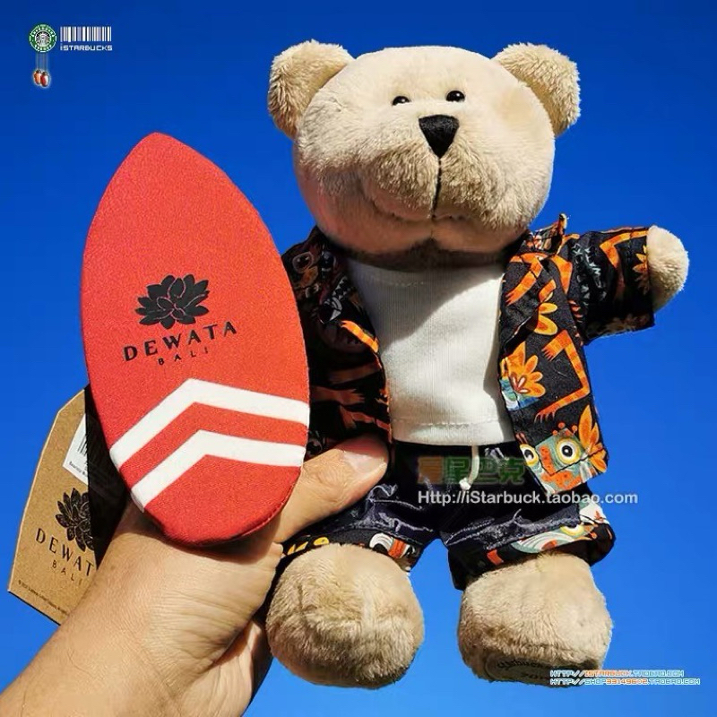 特別版 Starbucks 星巴克熊寶寶：2019印尼版 巴厘島衝浪板熊 | 蝦皮購物