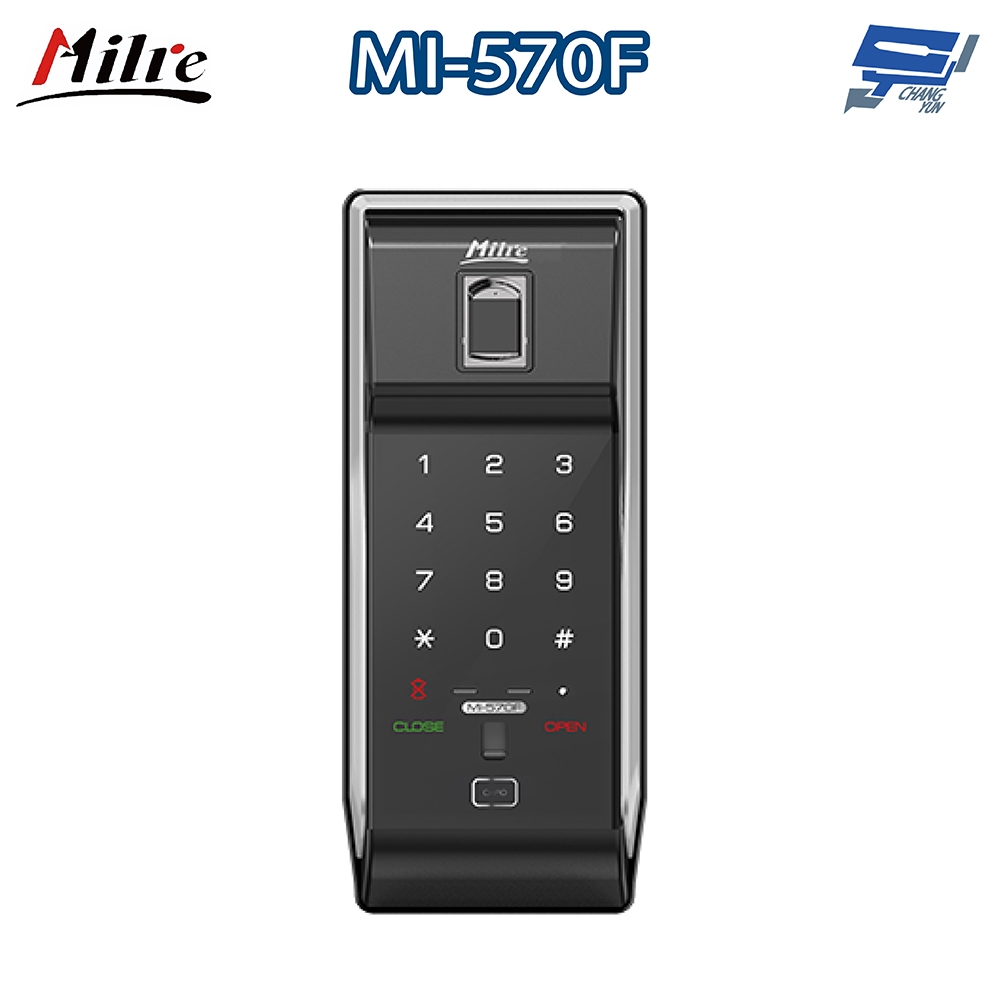 昌運監視器 Milre 美樂 MI-570F 四合一密碼/指紋/卡片/鑰匙智慧電子門鎖 輔助鎖(請來電洽詢) | 蝦皮購物