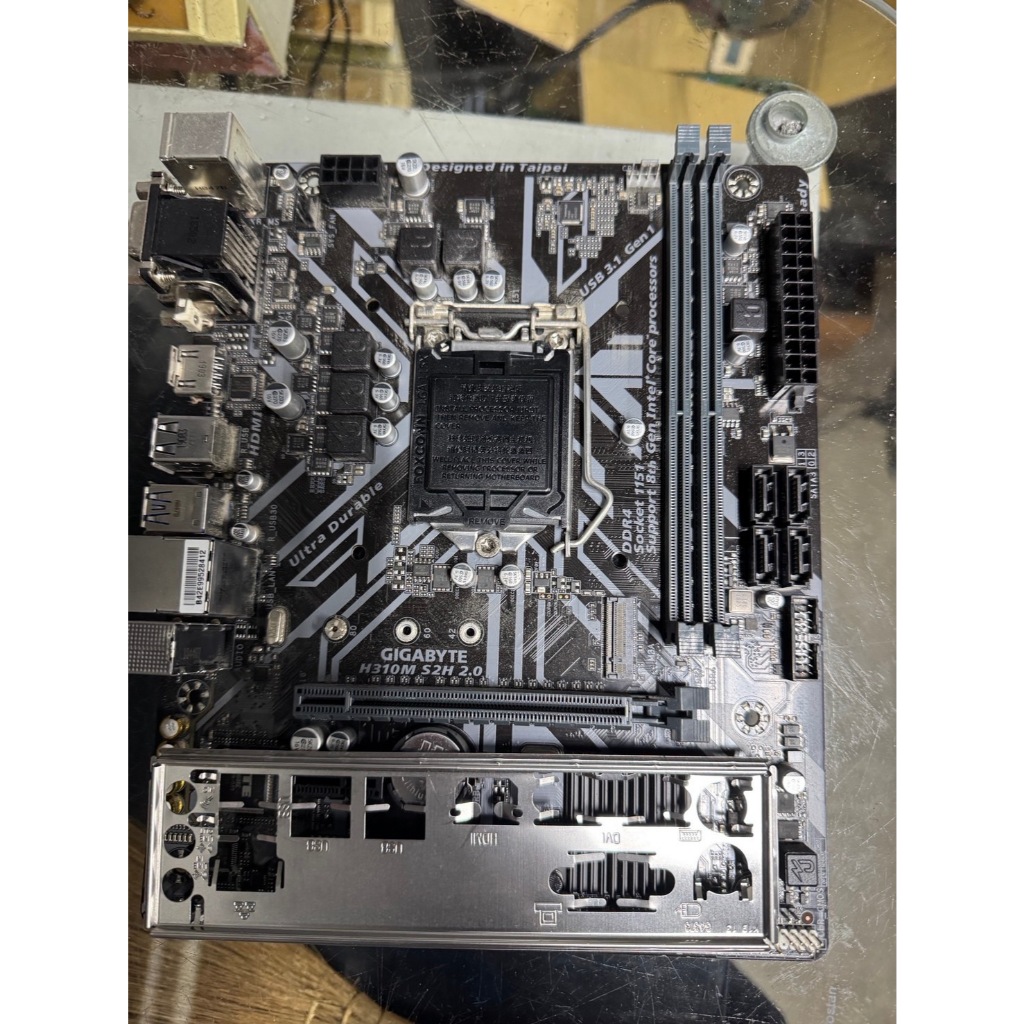 技嘉 H310M S2H 2.0 DDR4 H310 芯片 M.2PCIE DDR4 功能正常 升級換下 如圖 | 蝦皮購物