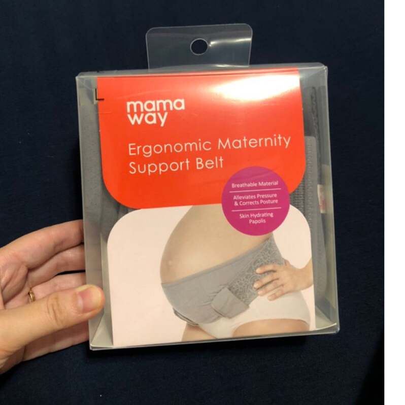 出清-Mamaway托腹帶L號-灰色（2手品） | 蝦皮購物