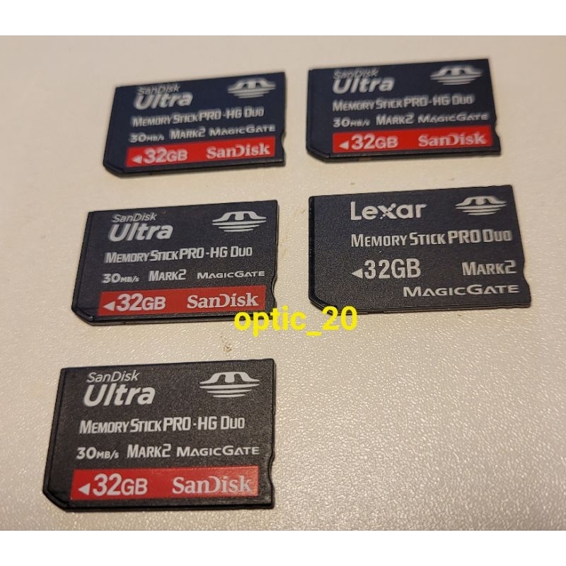 SONY CCD 老數位相機 ccd記憶卡 MS Duo Memory Stick PRO DUO PSP記憶卡 32G | 蝦皮購物