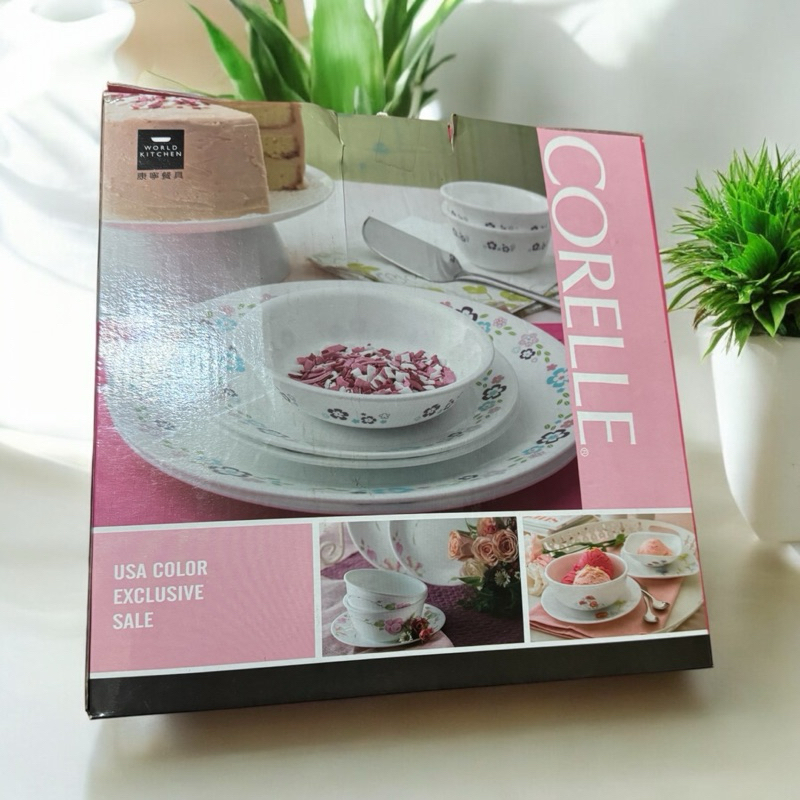 全新康寧Corning 5件組（純白） | 蝦皮購物