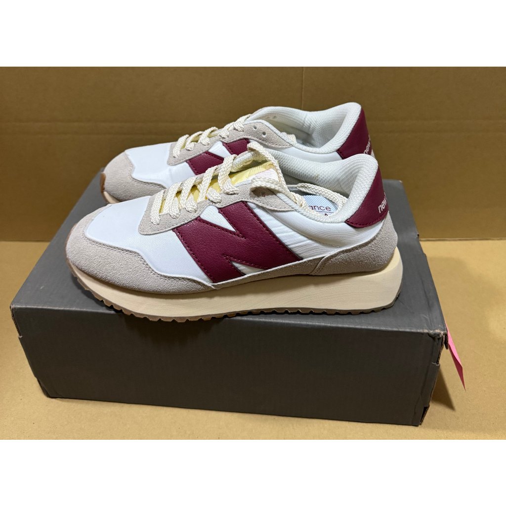 庫存出清 New Balance 237 慢跑鞋 酒紅 NB237 運動鞋 休閒鞋 女鞋 24CM | 蝦皮購物