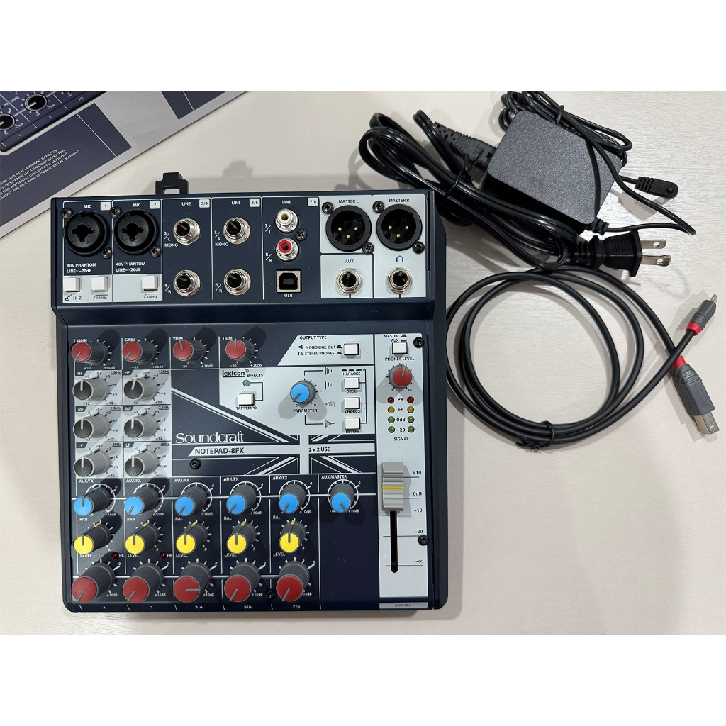 Soundcraft / Notepad 8FX USB類比混音機 | 蝦皮購物