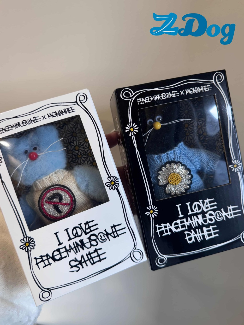 「現貨不用等」EACEMINUSONE X MONAMHEE 權志龍 GD聯名 小雛菊 貓咪 吊飾娃娃 鑰匙圈 ZDOG | 蝦皮購物