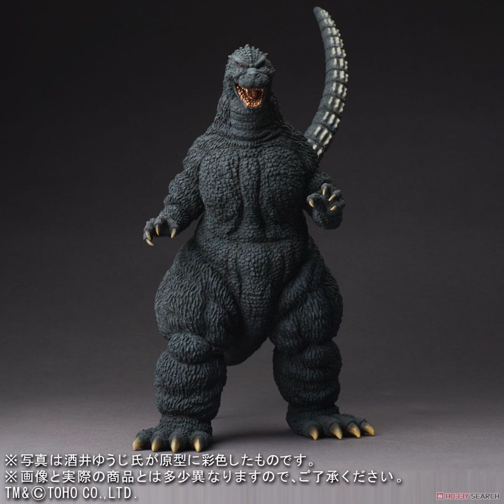 【C&C】稀有逸品 X-Plus Godzilla 1991 哥吉拉 新宿上陸 少限版 酒井裕司 背鰭 發光 東寶30 | 蝦皮購物