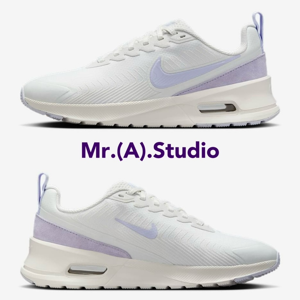 Mr.A😈A先生 Nike 女款 Air Max Nuaxis SE 氣墊 緩震 休閒鞋 鞋 白紫 HV7000-121 | 蝦皮購物
