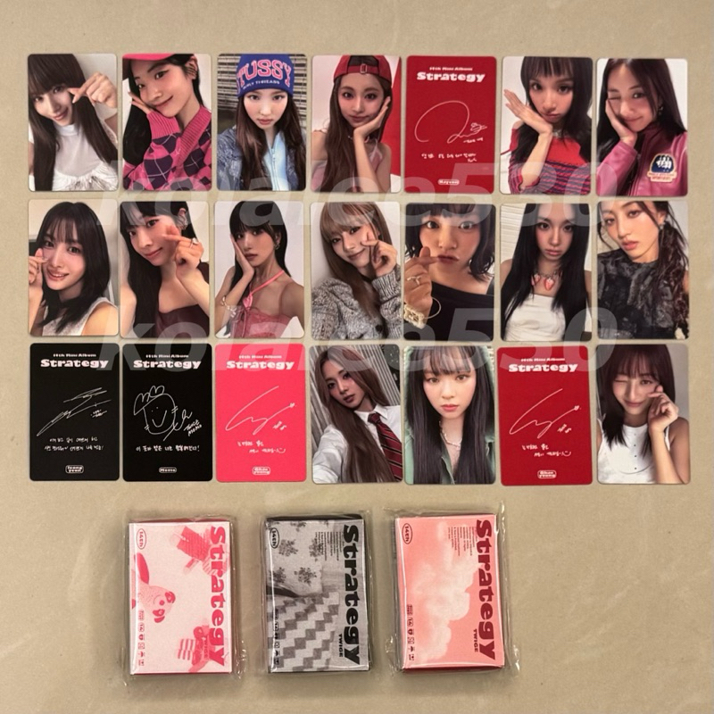 TWICE 迷你十四輯 STRATEGY(Platform_Nemo ver.) 小卡 子瑜 志效 MOMO SANA | 蝦皮購物