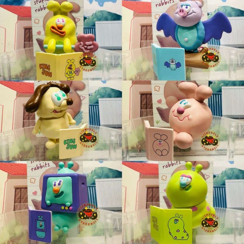 🔅里氏玩具 JINART KINGJUN 畫冊 蠢兔 鼻涕蟲 病毒花 愛心怪獸 扭蛋 轉蛋 盒玩 夥伴玩具 蠢兔日常 | 蝦皮購物