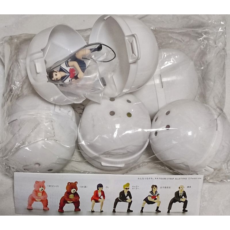 日版 稀有絕版品 KAN-CHO 戳屁屁 戳屁股 捅屁眼 扭蛋 轉蛋 大全6款 | 蝦皮購物