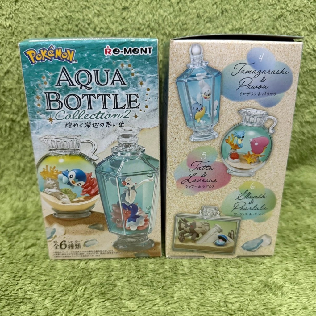 神奇寶貝 寶可夢 盒玩 Re-ment 水景瓶收藏 P2 閃亮的海邊回憶 古空棘魚 珍珠貝 | 蝦皮購物