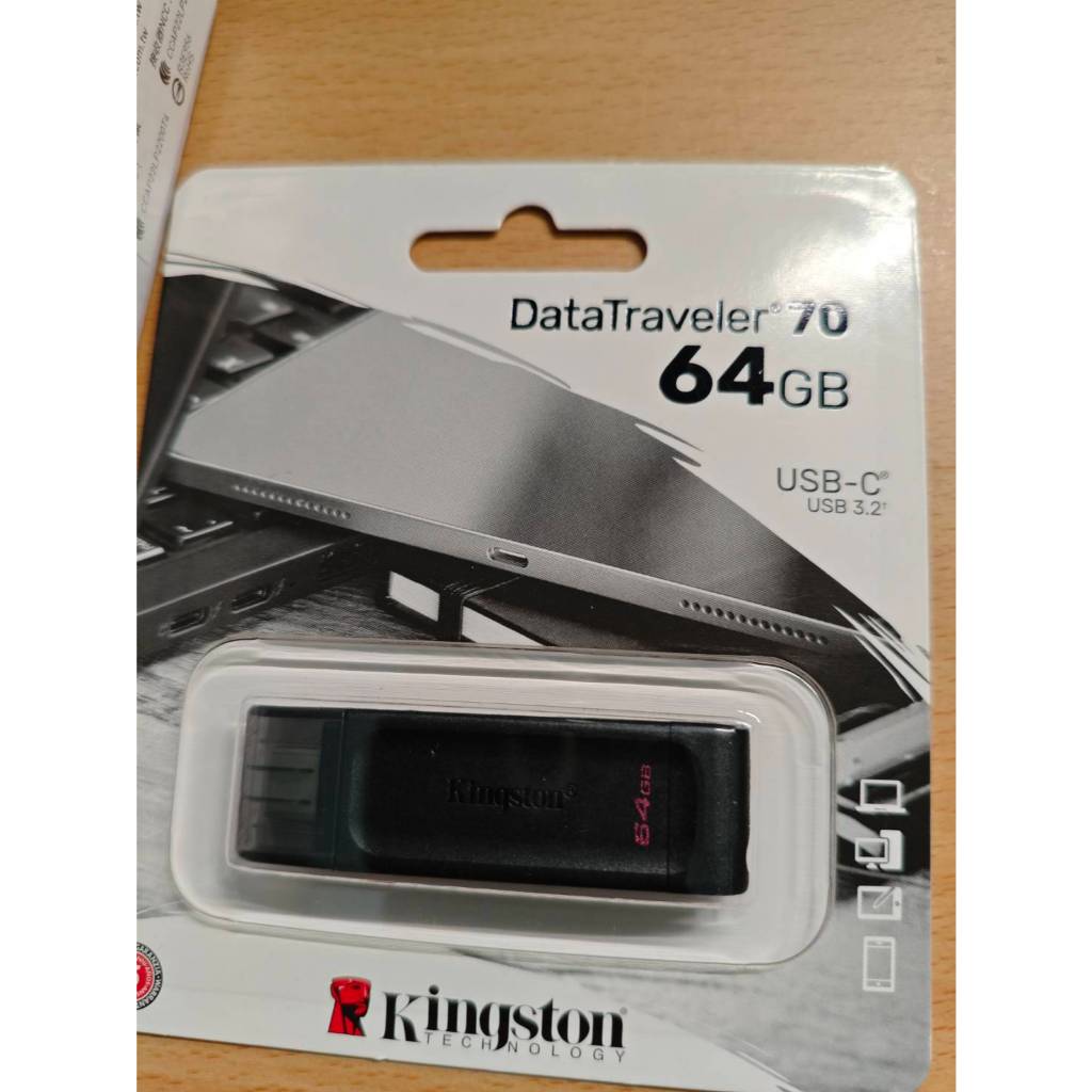 Kingston金士頓 DT 70 64G USB-C隨身碟/USB3.2 G1 | 蝦皮購物