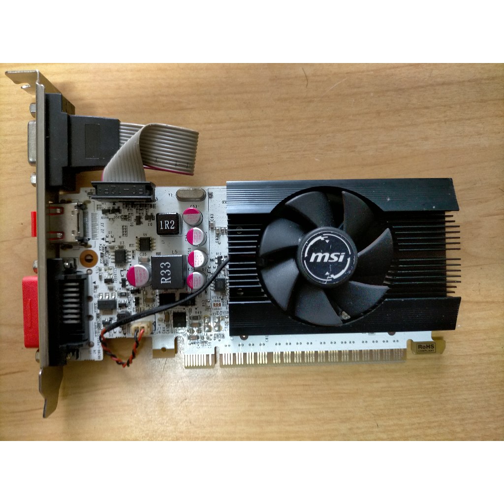 E.PCI-E顯示卡-微星N730K-1GD5LP/OCV1 MS-V809 64位 HDMI 雪精靈 直購價240 | 蝦皮購物