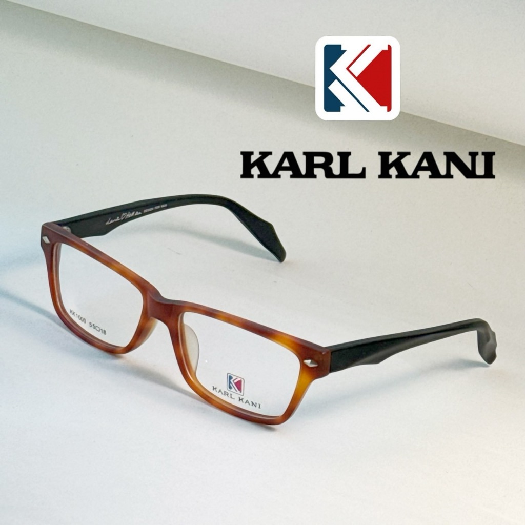 【美國嘻哈品牌 KARL KANI 】 紐約街頭文化｜玳瑁｜黑｜潮流休閒品牌｜KK1000｜醋酸纖維鏡框｜出清｜長方框 | 蝦皮購物