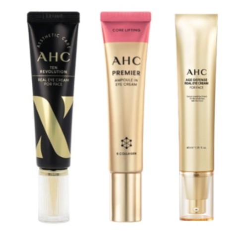 AHC黃金逆時超導胜肽緊緻全臉眼霜40ml/逆時空EGF緊緻全臉眼霜30ml/大馬士革玫瑰全臉六角修護緊緻眼霜40ml | 蝦皮購物