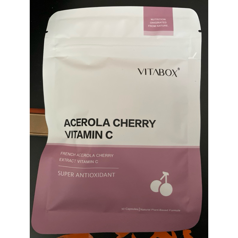 現貨 公司正品 法國西印度櫻桃萃取維他命C VITABOX® | 蝦皮購物