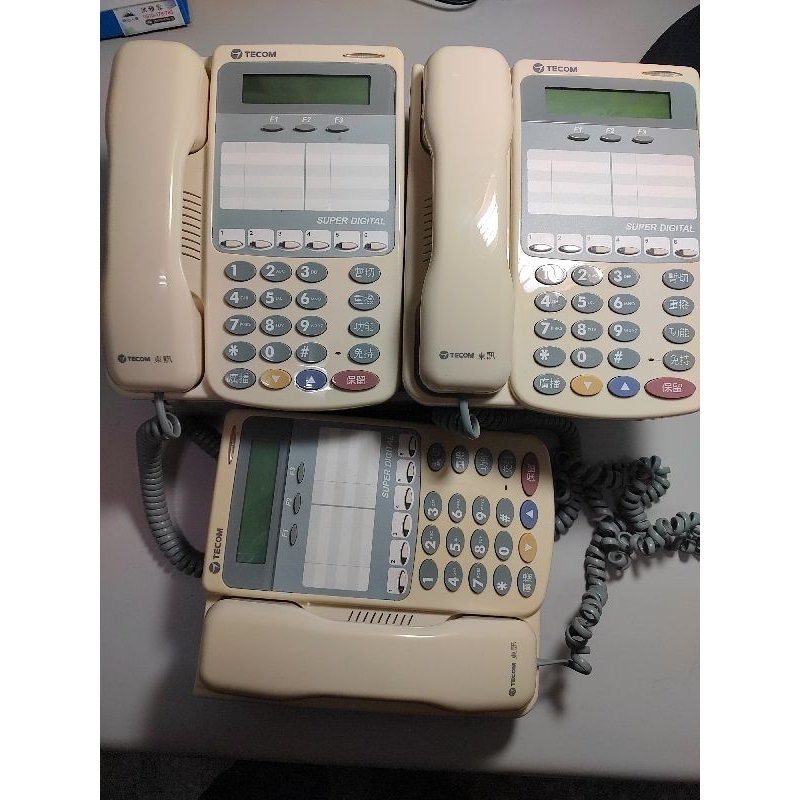 TECOM SD616A東訊二手主機一套三支螢幕話機 | 蝦皮購物