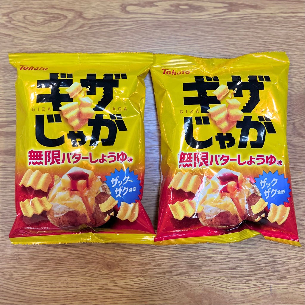 激激小舖｜日本 Tohato 東鳩 馬鈴薯波浪餅 奶油醬油風味 55g 袋裝 餅乾 零食 洋芋片 | 蝦皮購物