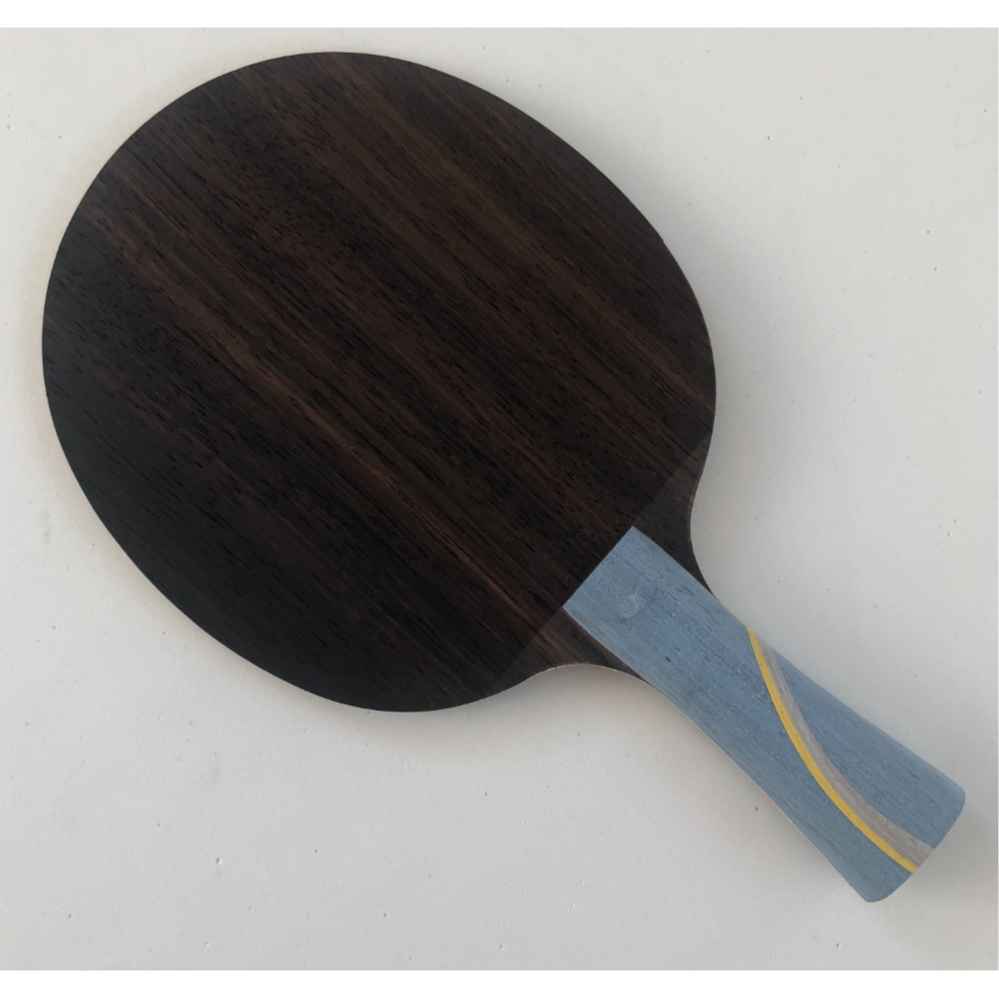 達叔乒乓桌球-三島蝴蝶 海天特製 黑檀面材W968-5 內置黃黑碳纖維 桌球拍 底板 橫拍FL 配膠優惠 | 蝦皮購物
