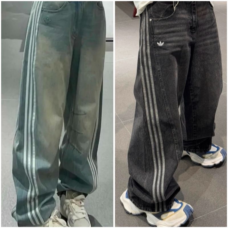 Linda ️代購 ADIDAS 女 ADILENIUM SEASON 3 小紅書 水洗牛仔 JX9212 JX9213 | 蝦皮購物