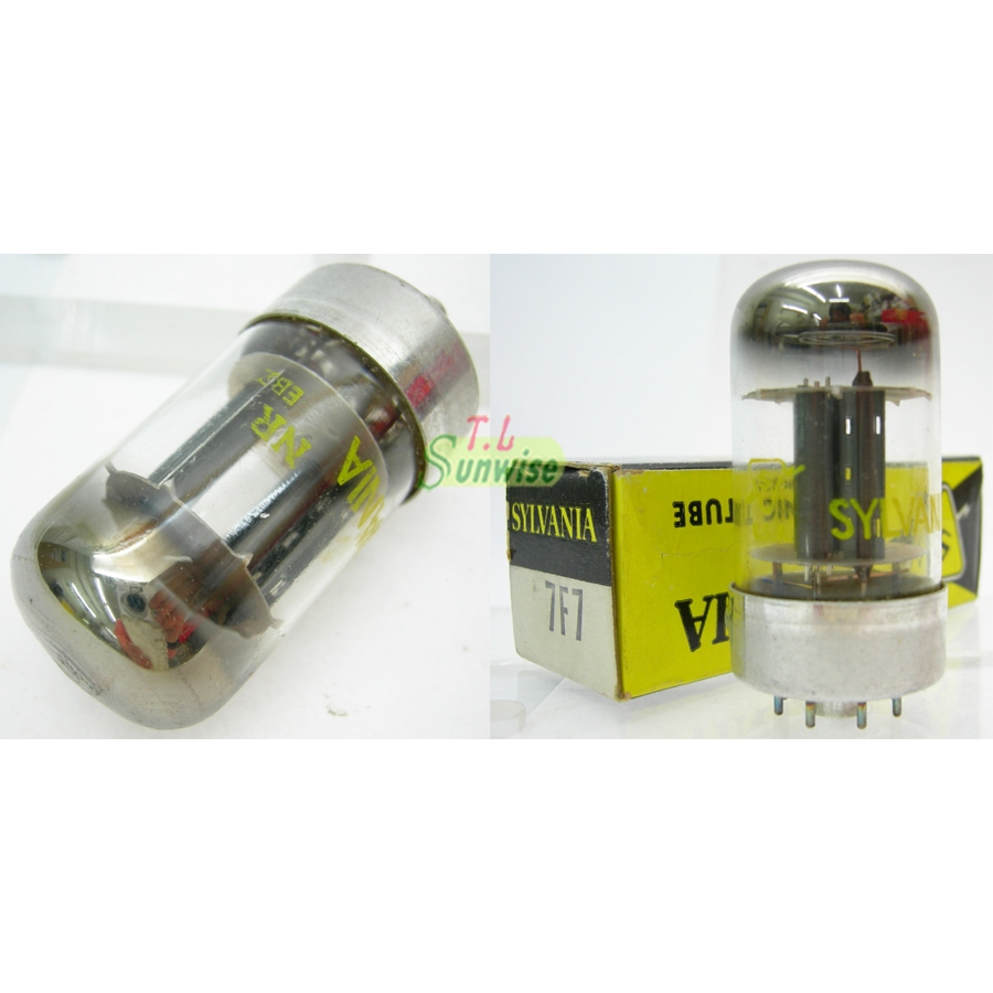 可直接取代 6SL7 (NIB︽NO:6309 美國 SYLVANIA 7F7 真空管 附 ︽NO:9906 轉接座 | 蝦皮購物