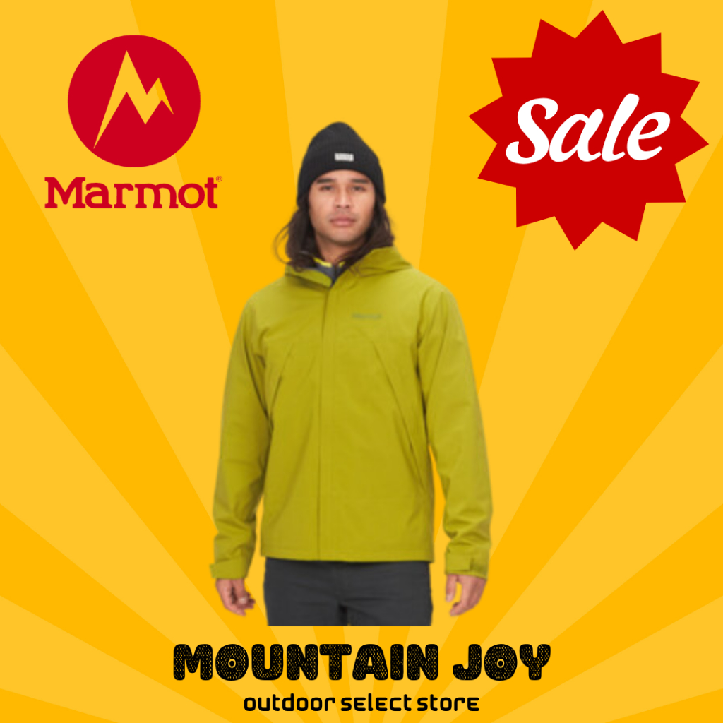 品牌出清【Marmot】 PreCip Pro 3L 男彈性防水透氣外套 黃綠14500 類GORE‑TEX | 蝦皮購物