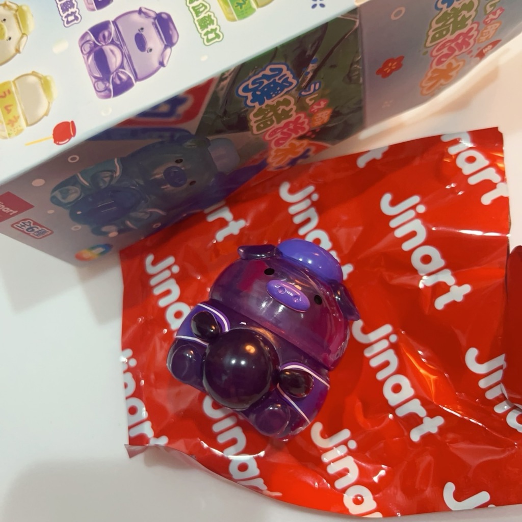 【現貨確認款】已拆袋 Jinart 彈豬汽水 葡萄蘇打 紫殼 豬豬 扭蛋扭蛋 轉蛋 盲盒 | 蝦皮購物