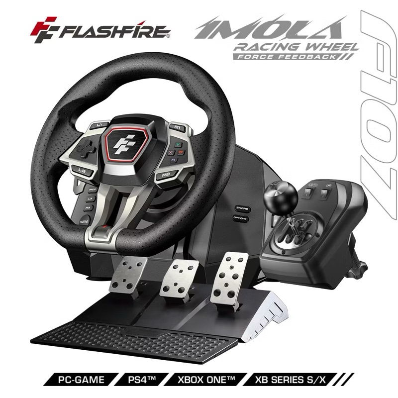 Flashfire Imola PS5莫拉車神力回饋方向盤 PC Steam 地平線5 PS4 XBOX 強強滾健康 | 蝦皮購物