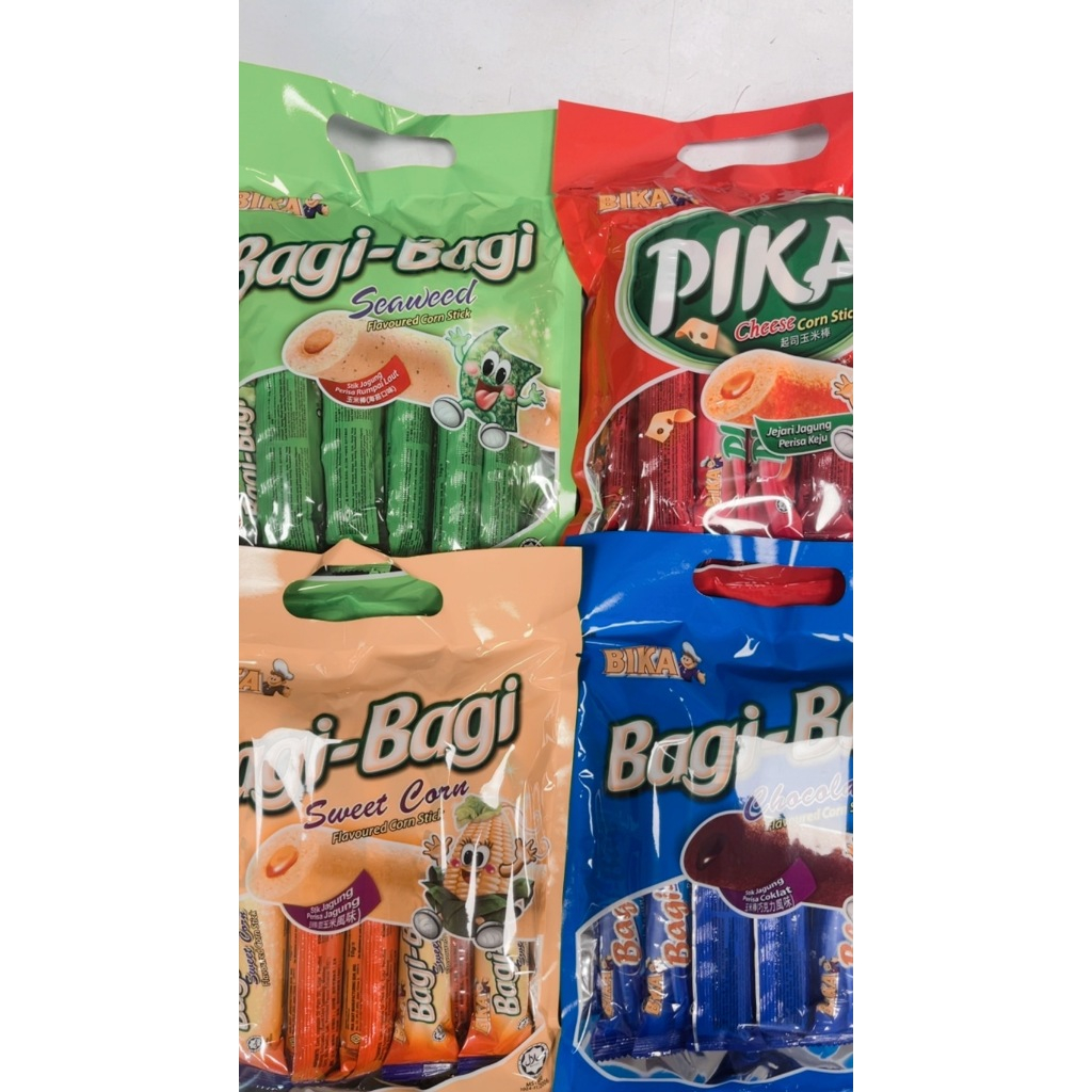 Bagi Bagi玉米棒 巧克力 甜玉米 起司 海苔 10支入 100g | 蝦皮購物