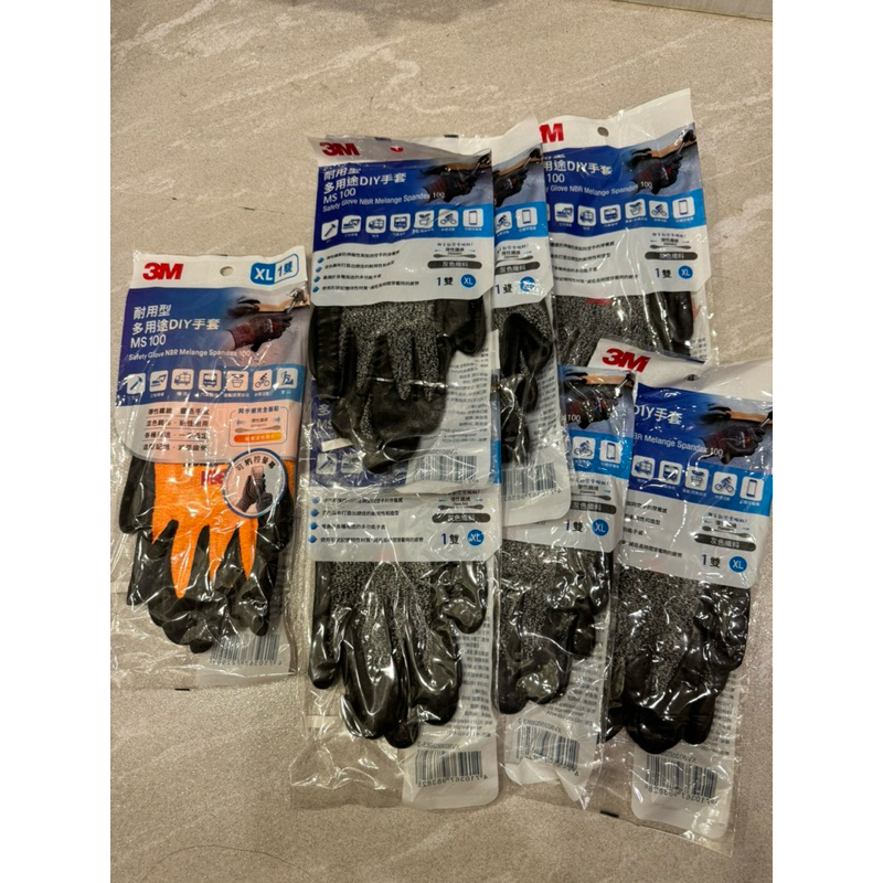 3M MS-100 耐用型 DIY手套 止滑手套 工作手套 亮彩手套 滑手機 觸控手套 韓國製 | 蝦皮購物