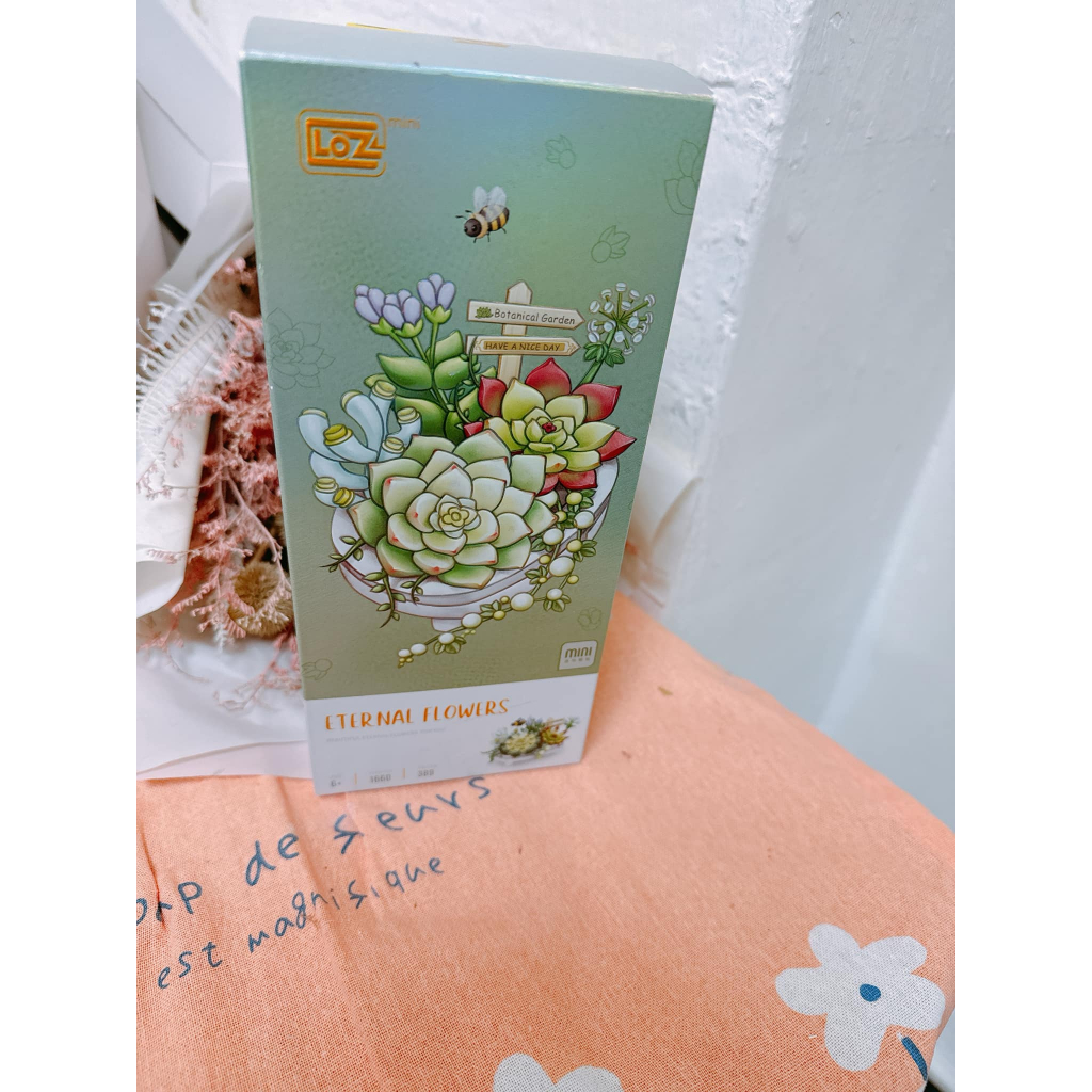 LOZ 1660 多肉植物積木盆栽 小清新盆栽系列 mini迷你顆粒 微型積木 不兼容樂高 | 蝦皮購物