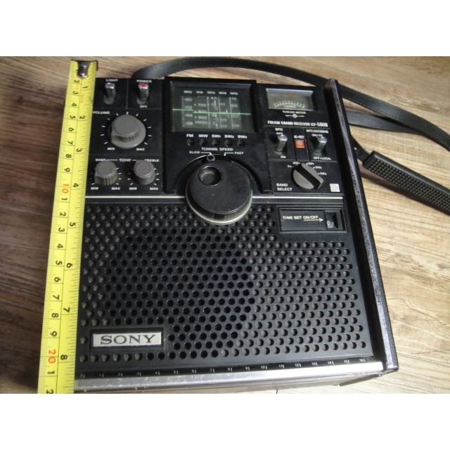 當故障機賣 SONY ICF-5800 收音機,2409 | 蝦皮購物