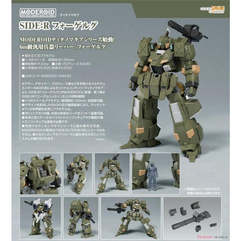 ☆勳寶玩具舖【現貨】代理版 GSC MODEROID 1/48 泰坦之戰 SIDE:R Vogel'g | 蝦皮購物
