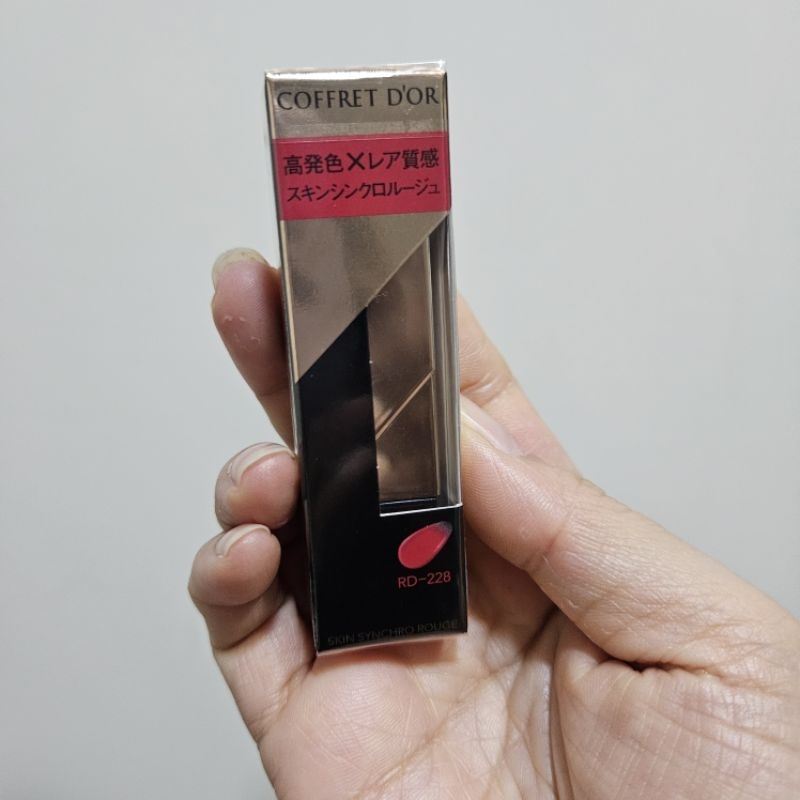 Kanebo 佳麗寶 COFFRET D’OR 水光我型口紅 4.1g 色號RD-228 | 蝦皮購物