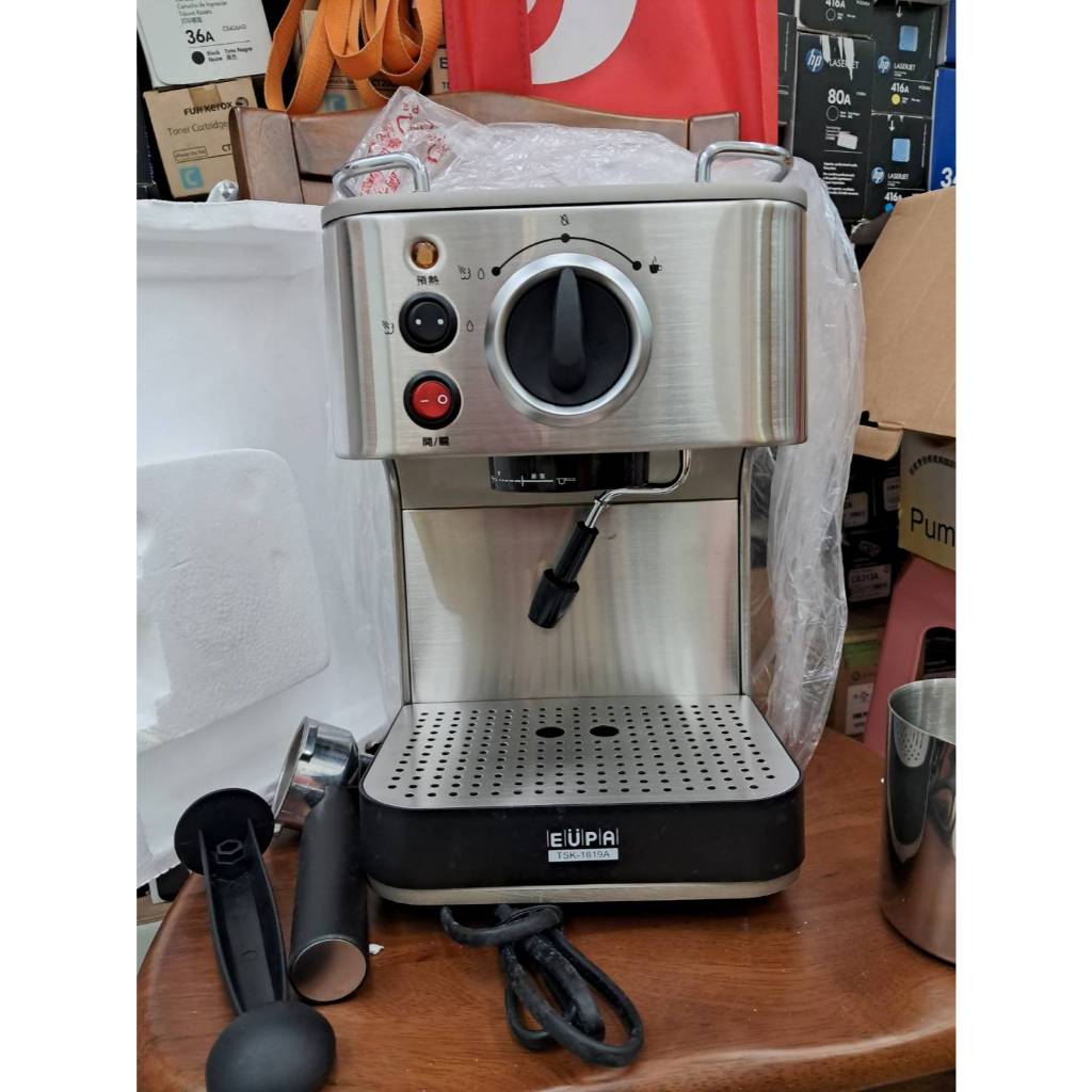 ☆庫存出清優柏EUPA】 15Bar 蒸氣式咖啡機 TSK-1819A燦坤 | 蝦皮購物
