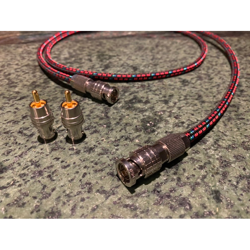 [ 沐耳 ] 75歐姆數位同軸SPDIF訊號線 Canare BNC / RCA + Audioquest經典VDM-X | 蝦皮購物