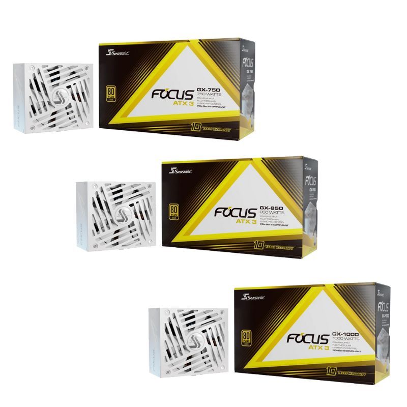 Seasonic 海韻 ATX 3 Focus GX-750 GX-850 GX-1000 金牌全模電供 白色 | 蝦皮購物