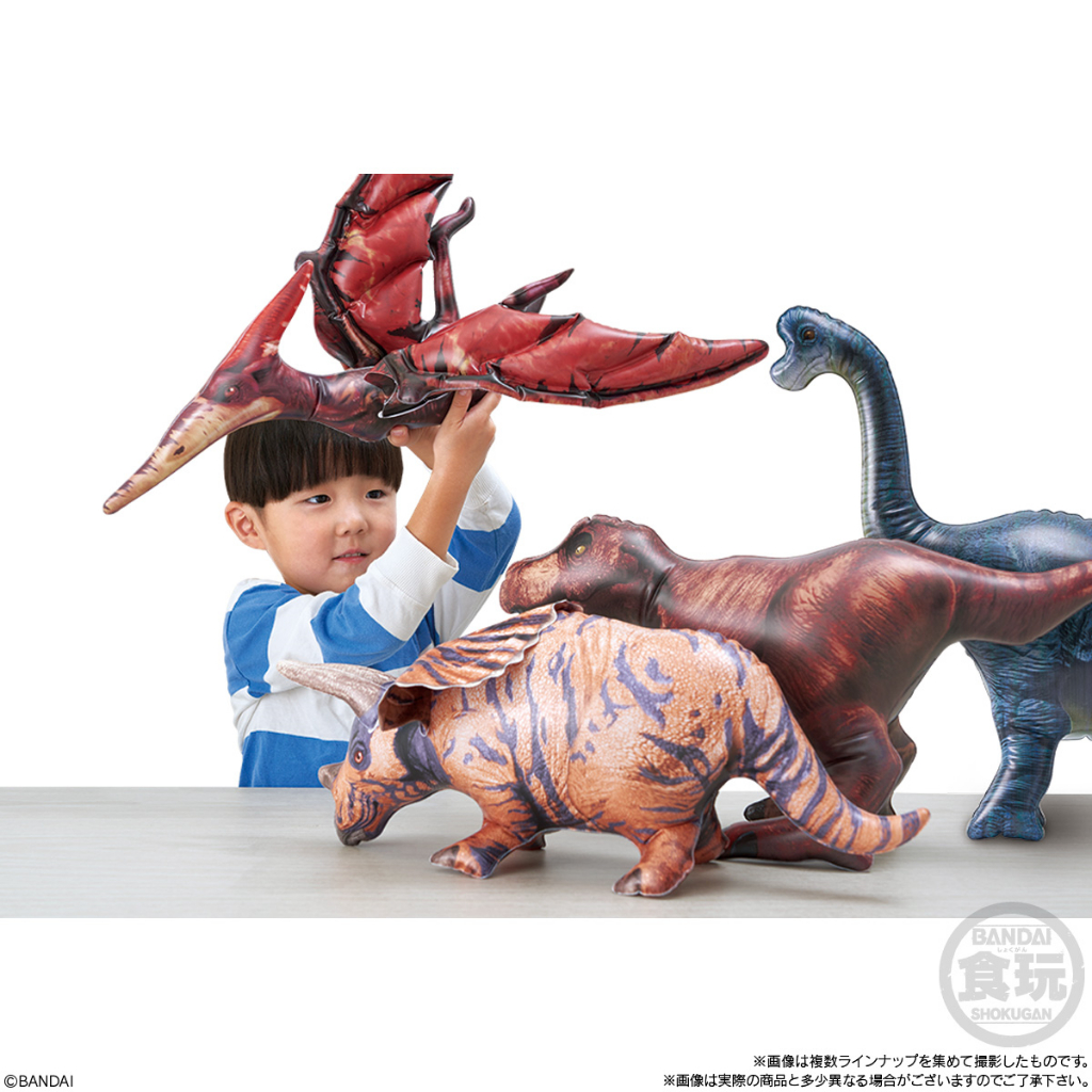 【Plutopia】BANDAI 大型吹氣生物探險隊 恐龍編 盒玩 整套6款 | 蝦皮購物