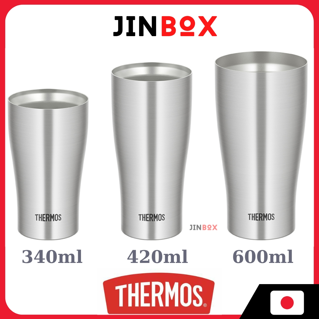 Thermos 真空保溫杯 340ml/420ml/600ml 不鏽鋼洗碗機安全 Thermos 結構熱/冷絕緣 (JD | 蝦皮購物
