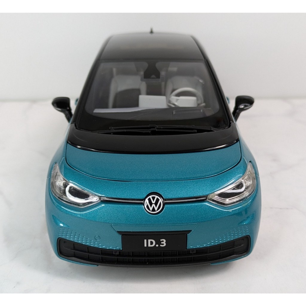 [Paudi Model] 1/18 VW ID.3 電動SUV 2022 金屬綠色 (可亮燈) | 蝦皮購物
