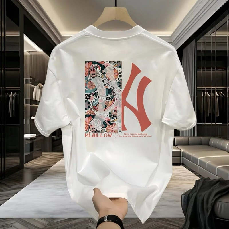 ZH-56重磅230g純棉短袖T恤休閑男女款夏季ins白搭圓領上衣潮男 | 蝦皮購物