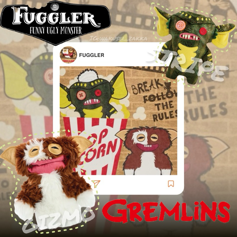 【遙星商店】現貨🇬🇧FUGGLER牙寶 Gremlins小魔怪聯名款 GIZMO STRIPE 小精靈 | 蝦皮購物
